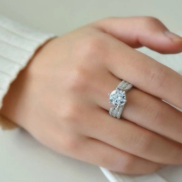 KIOKORI | Jewelry | 5carat Fashion Or Engagement Ring With Gra Lab ...